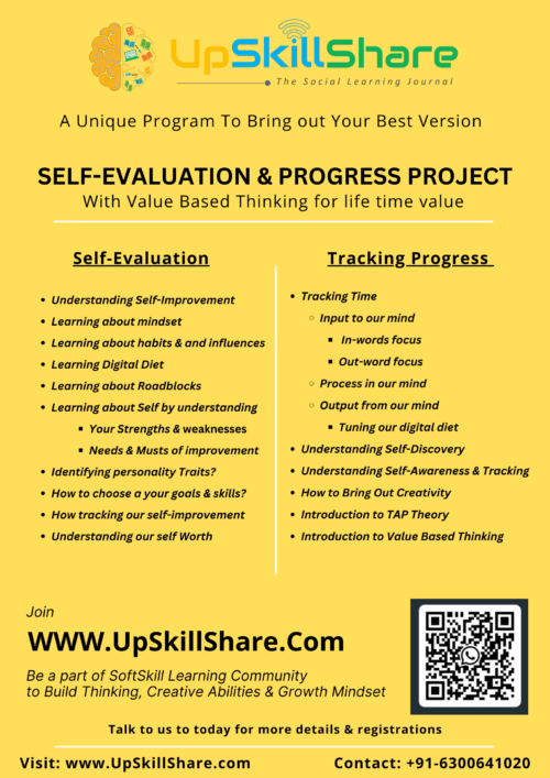 Self Evaluation And Progress Project Lv3 Upskillshare 3978