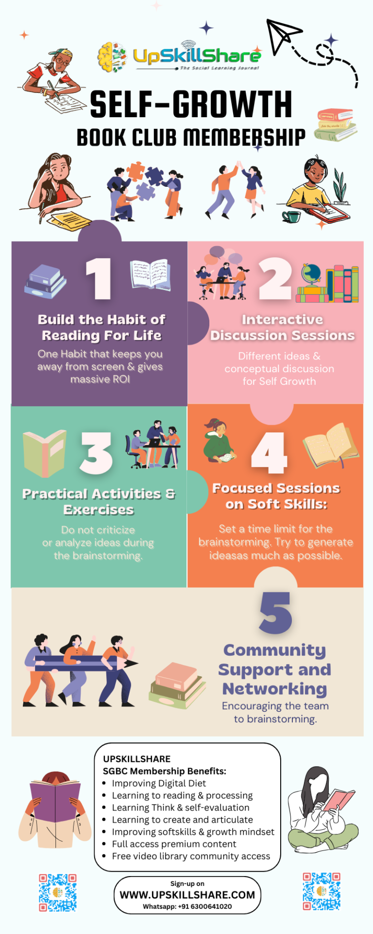 Self-Growth Book Club Membership – UpSkillShare